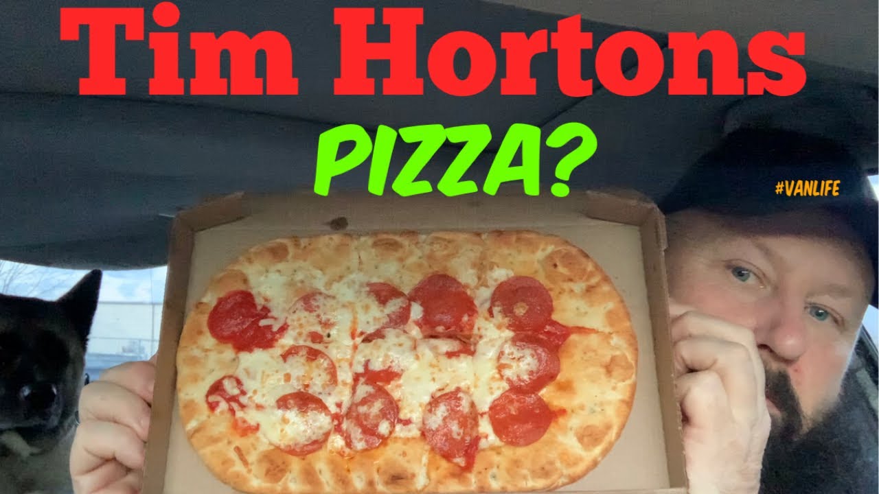 Tim Hortons Flatbread Pizza…The Vanlife Review - YouTube
