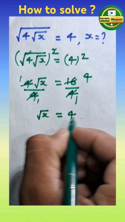 Find the value of x | Square root problem | nice math Square root problem | Better of Alone ...