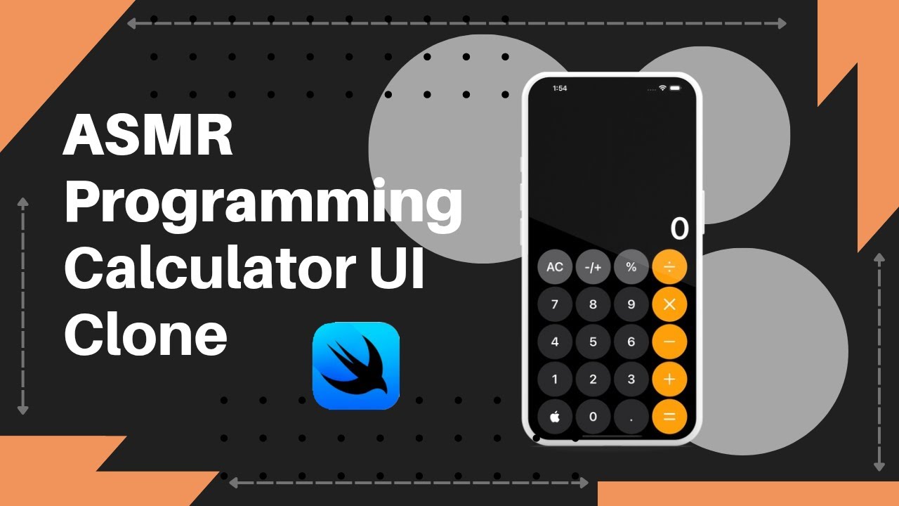 iphone Calculator UI clone SwiftUI no talk - YouTube