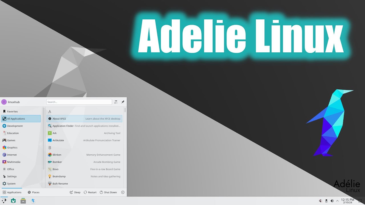 Adelie Linux - Installation and First Look - YouTube