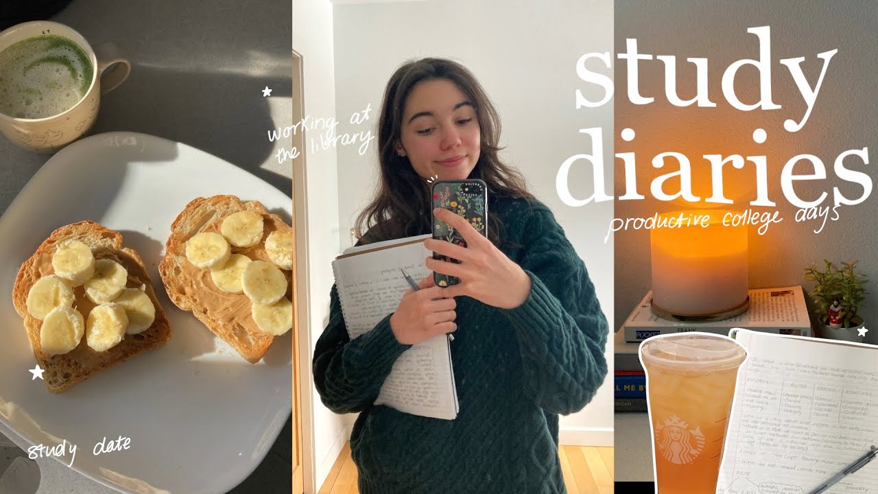 study diaries | going to classes, working at the library and study date ...