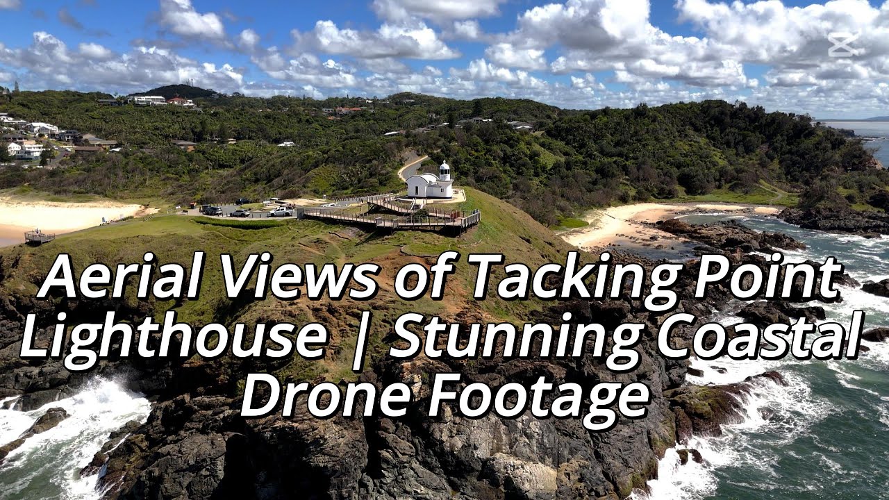 Aerial Views of Tacking Point Lighthouse | Stunning Coastal Drone ...