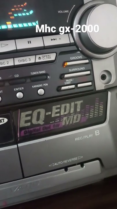 mhc gx-2000. hifi amp - YouTube