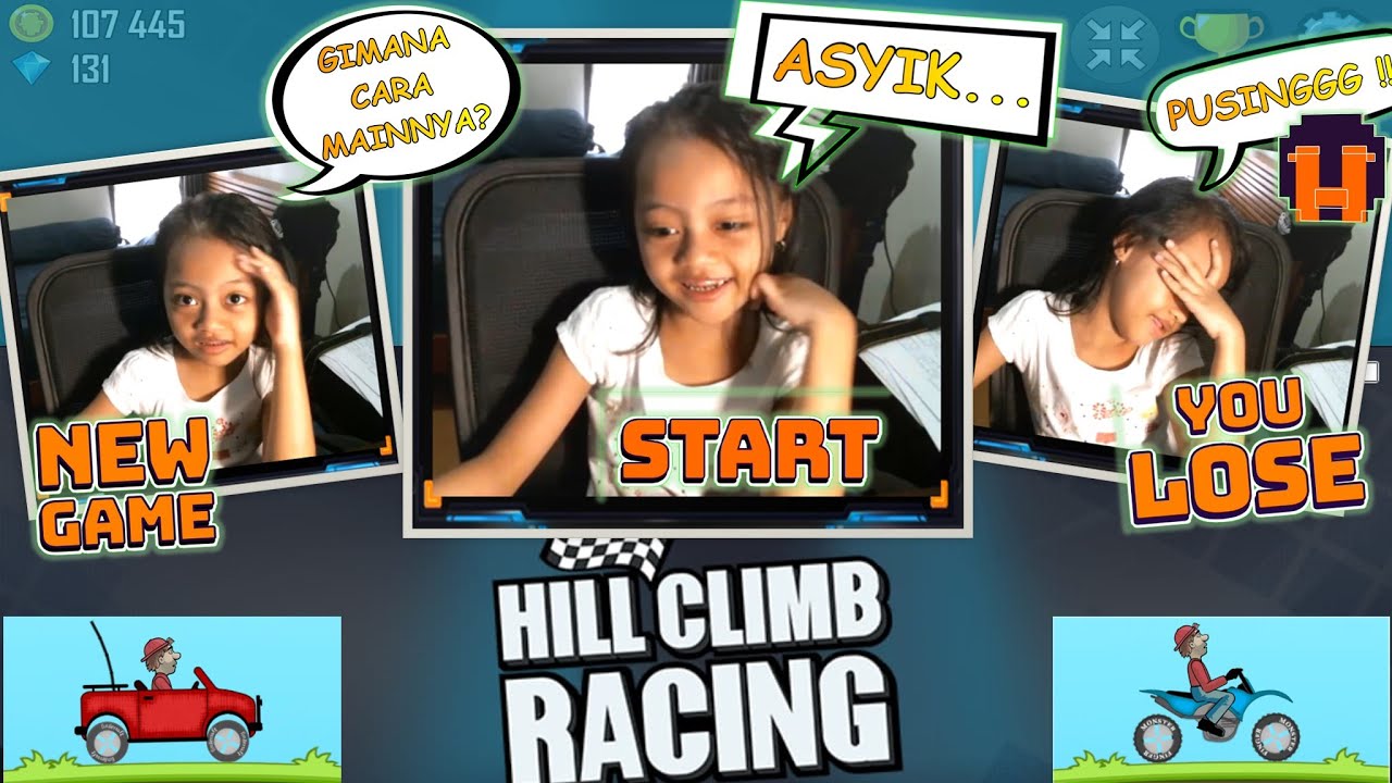 Mencoba Bermain Game Android Hill Climb Racing | Game Seru - YouTube