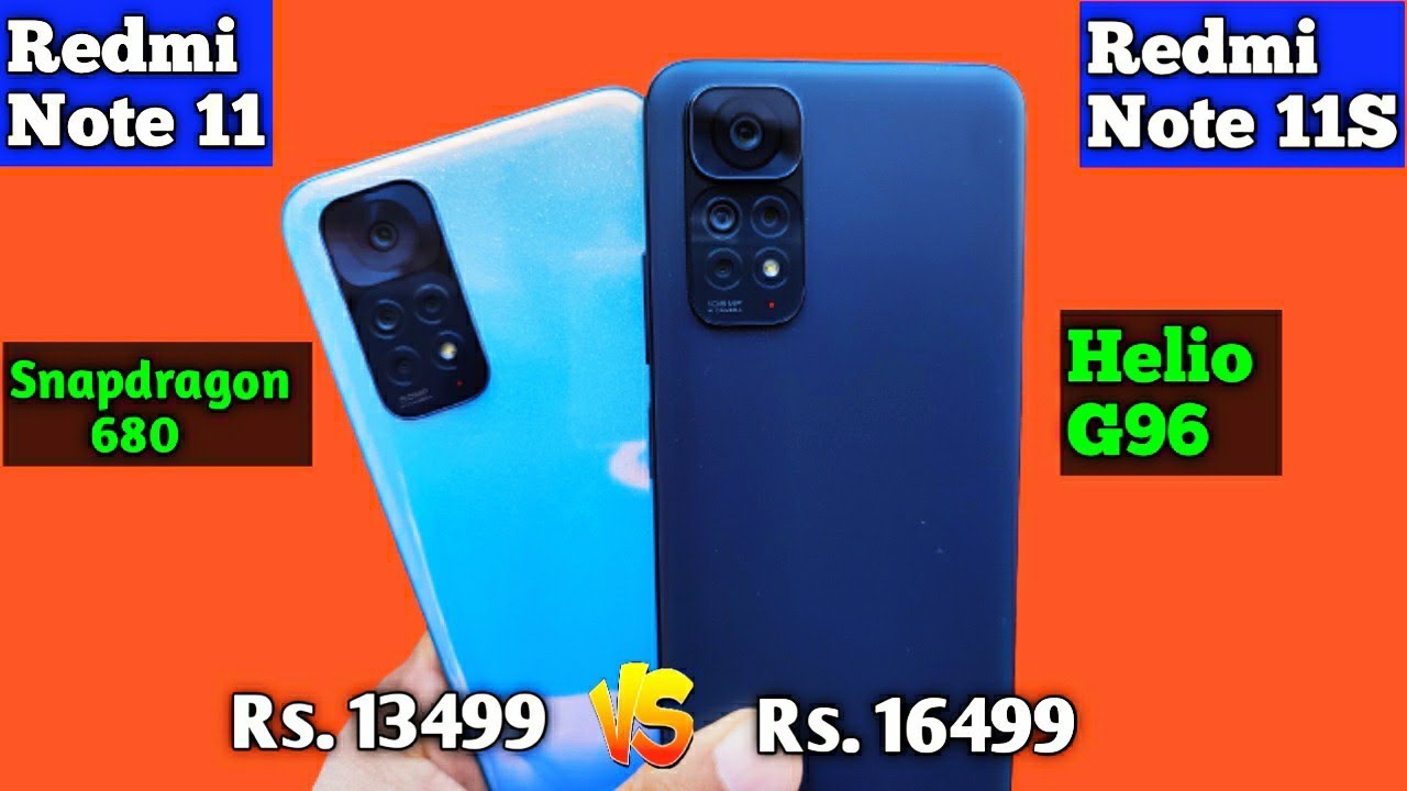 Redmi Note 11S Vs Redmi Note 11 Speed Test, Multitasking Comparison ...