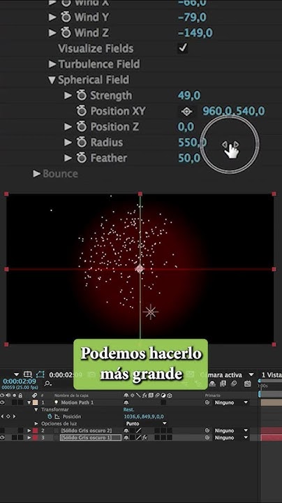Campo Esférico: Controla y Personaliza tus Partículas - Tutoriales de After Effects en español ...