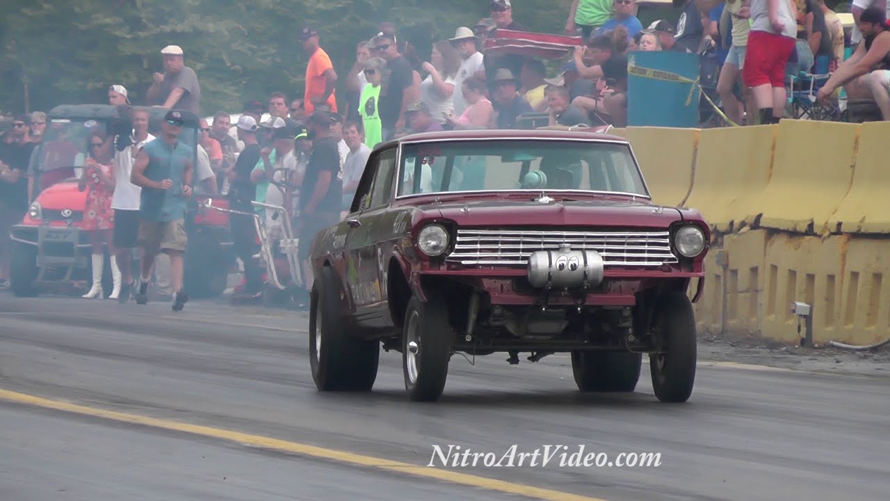 2017 South East Gassers Fans Of SEGA Action Wheels Up Drag Racing - YouTube