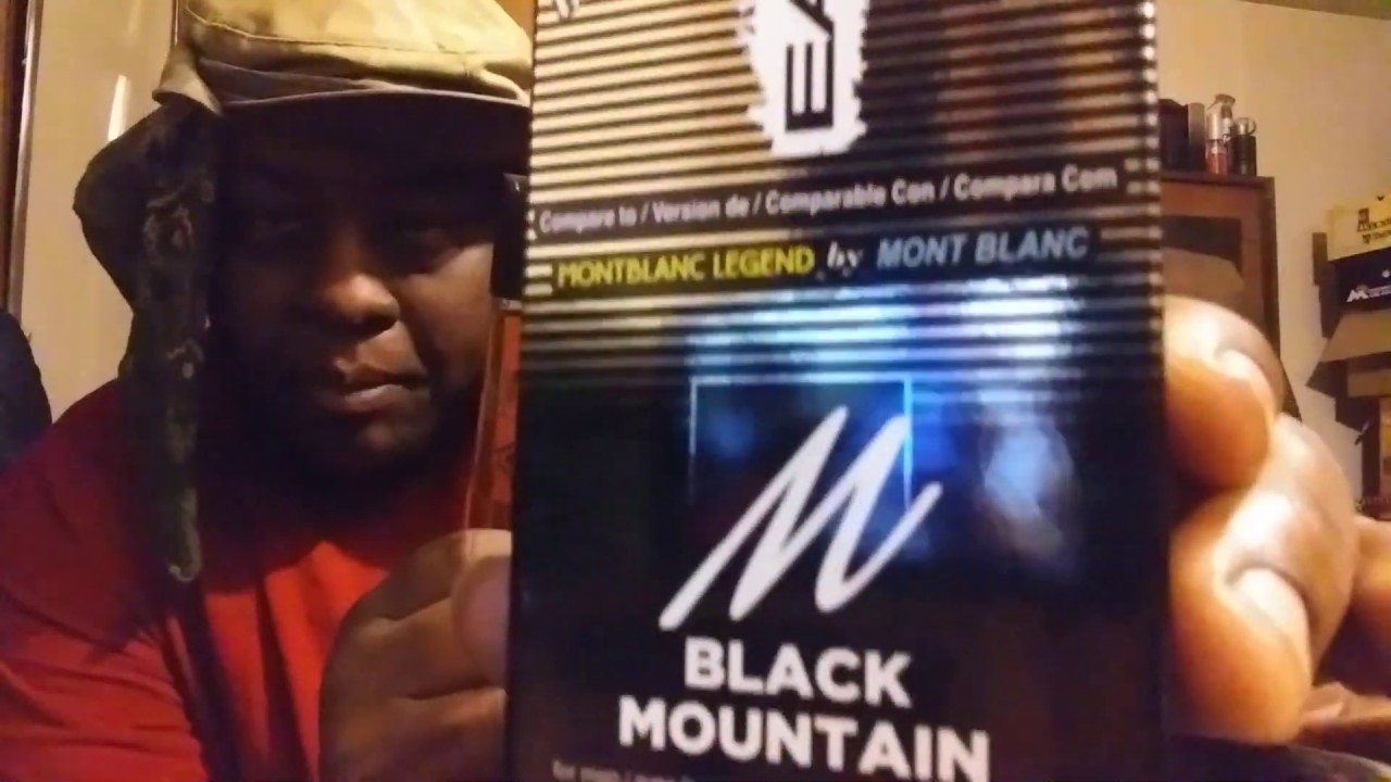 Mont blanc legend black mountain dollar tree cologne review - YouTube