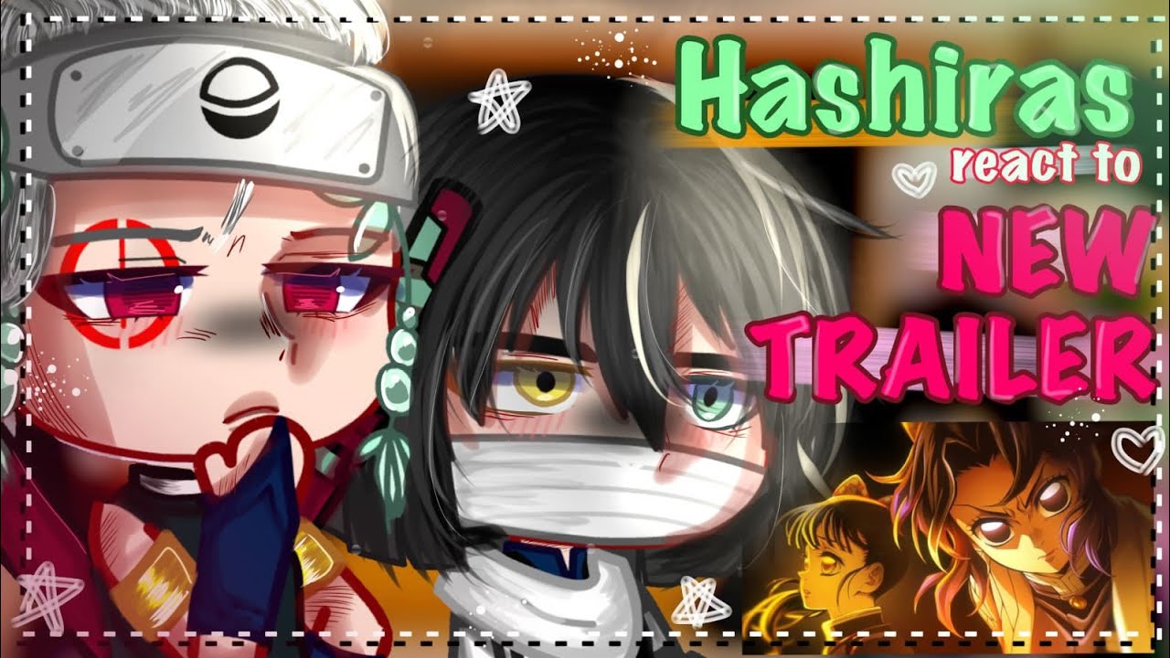 || Hashiras react to new trailer || first movie || infinity castle ...