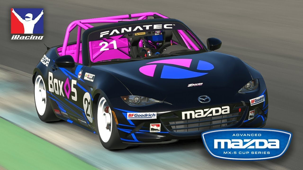 (iRacing) Advanced Mazda MX-5 Cup Series @ Knockhill Reversed (P8/P1 ...