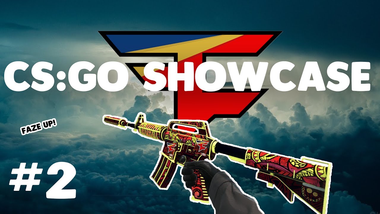 CS:GO - Showcase #2 | M4A1-S Chantico's Fire Well Worn +2 FaZe Stickers ...