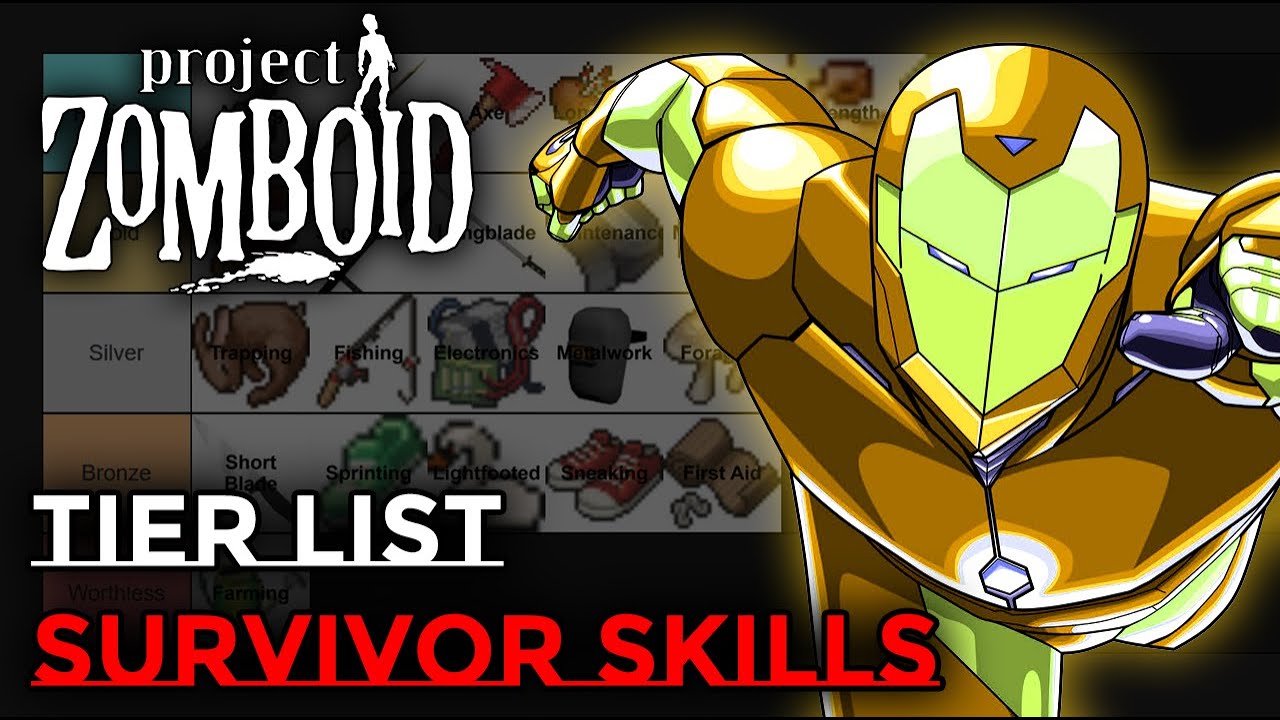 PROJECT ZOMBOID TIER-LIST: SURVIVOR SKILLS - YouTube