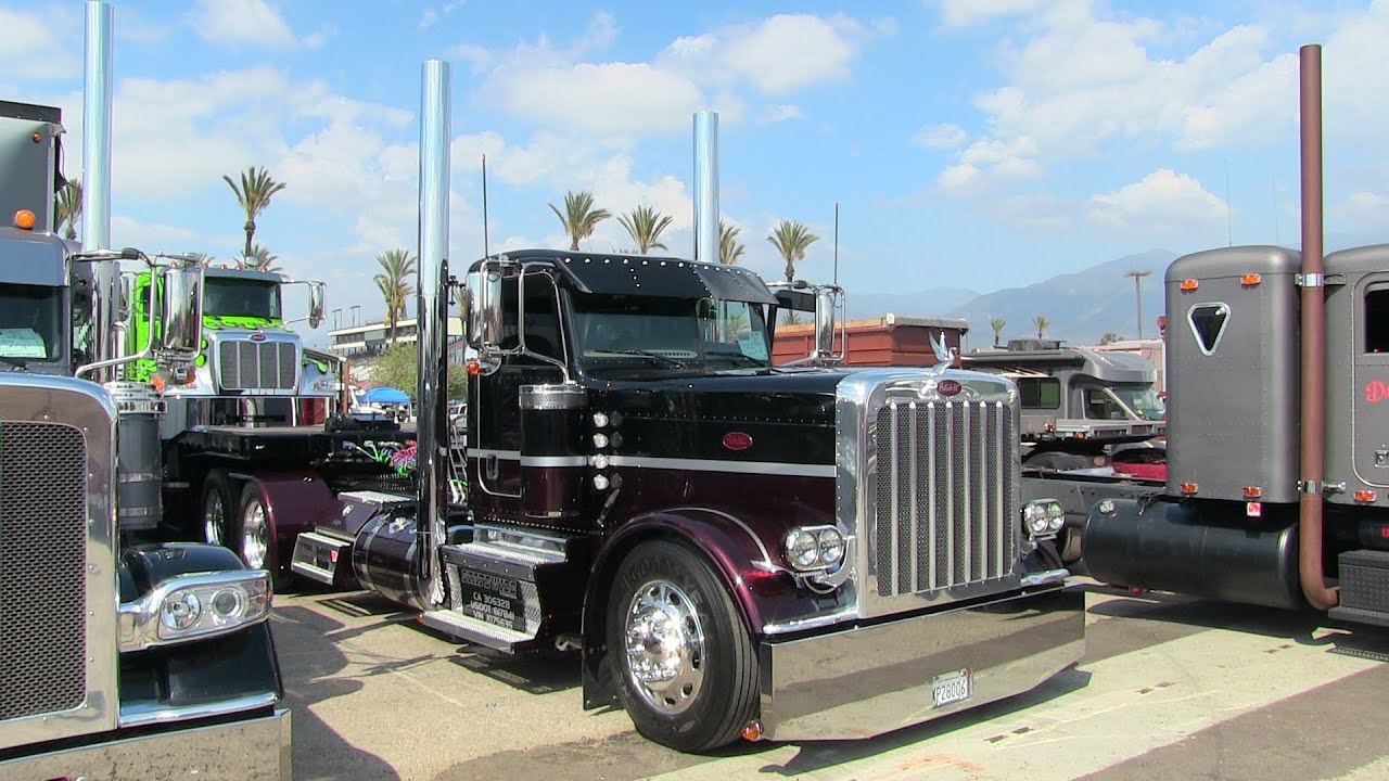 Statewide Towing Peterbilt 389 Day Cab And Fat Stacks At Truckin' For ...