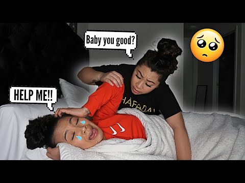 NIGHTMARE PRANK ON WIFE! *CUTE REACTION*