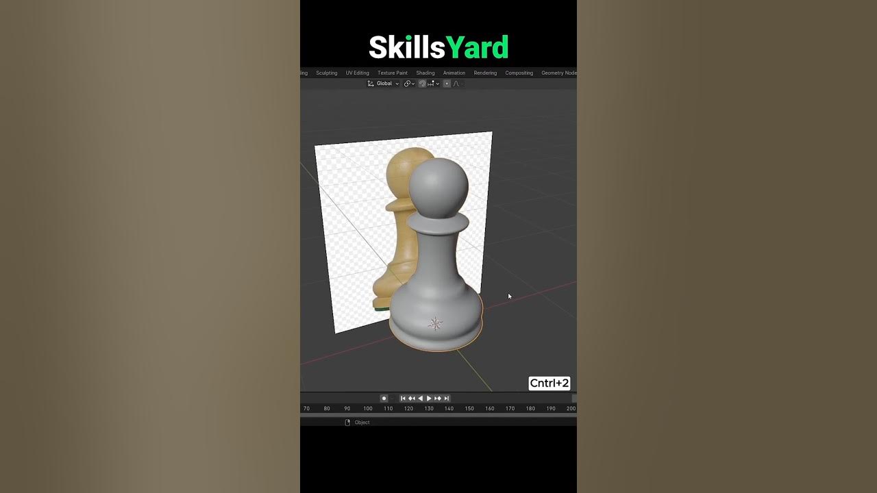 Pawn Model in 1 min #blender #blendertutorial #blendertutorial #blendercommunity #blender3d #b3d ...