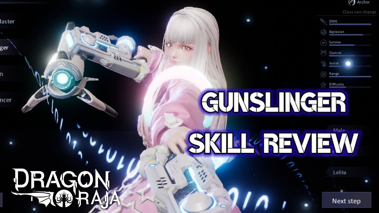 Dragon Raja Gunslinger Skill preview - YouTube
