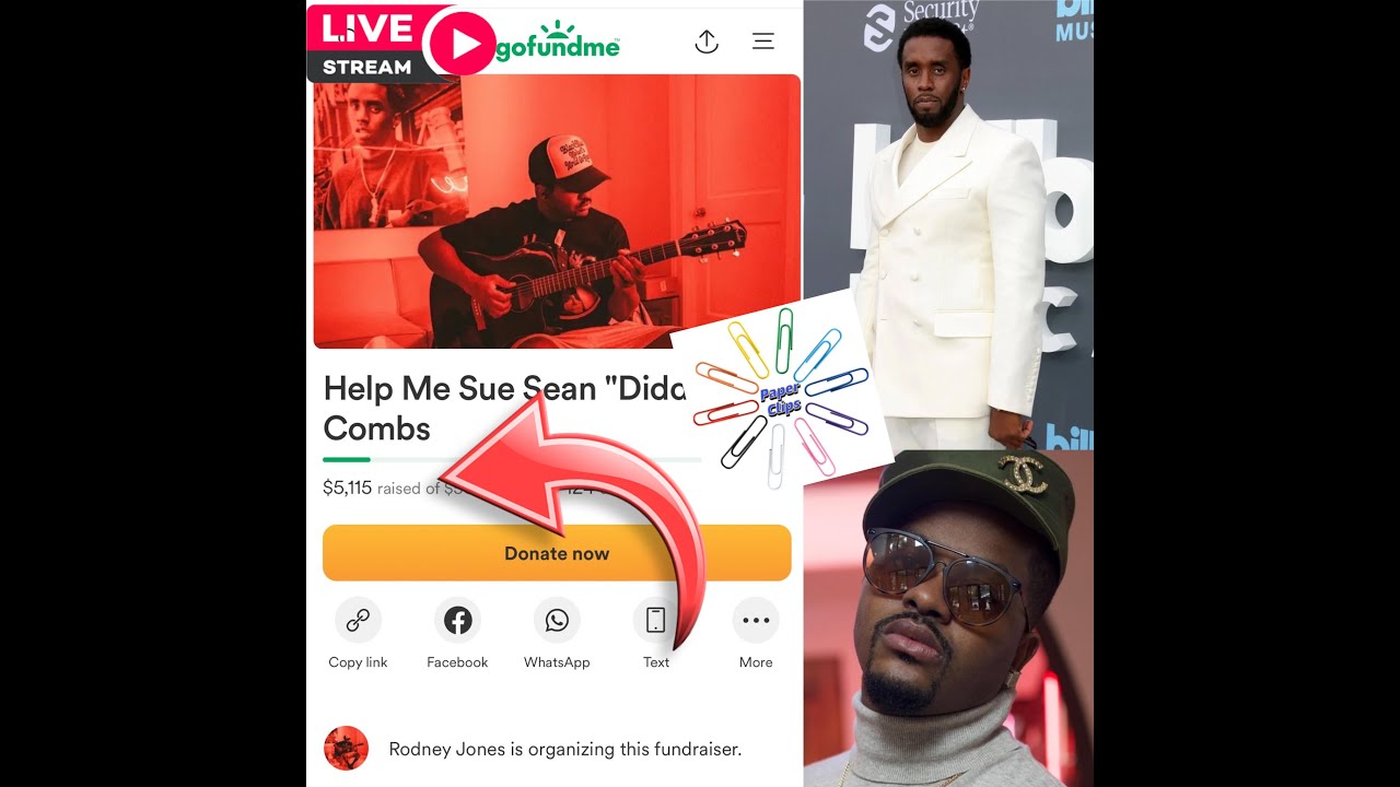 Lil Rod starts a GOFUNDME to sue Sean Combs and collects $5K before ...