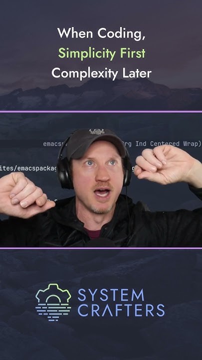 Choose simplicity first, add complexity later. #programming #coding # ...