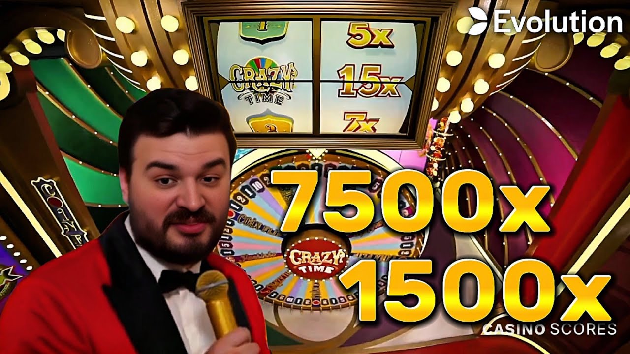 Crazy Time Big Win Today, OMG !! GOT 7500X,1500X,1500X,1500X ! GOT ...