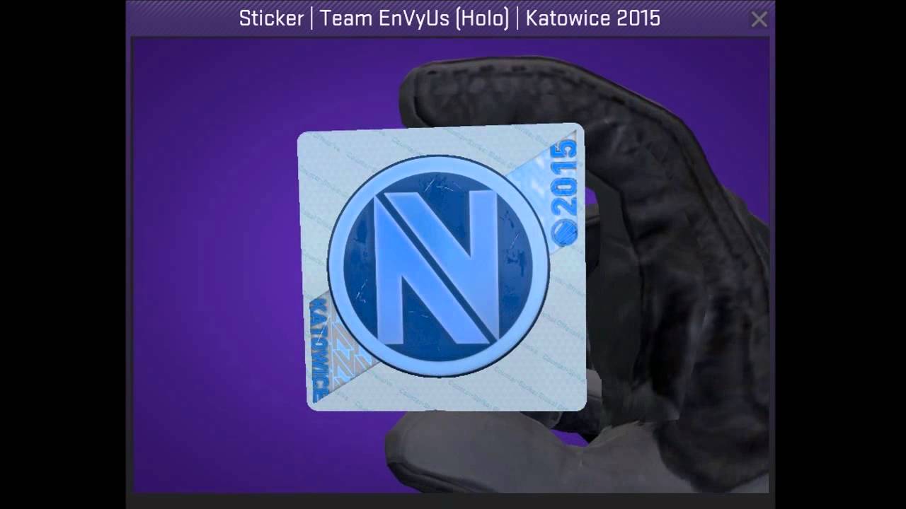 Team EnVyUs Holo Sticker Katowice 2015 CSGO - YouTube