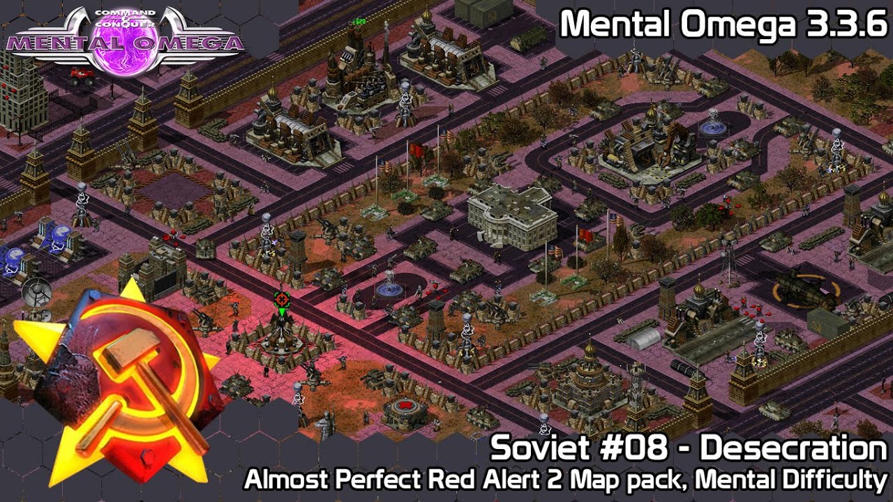 C&C Mental Omega 3.3.6 - Almost Perfect RA2 Map pack - S08 Desecration ...