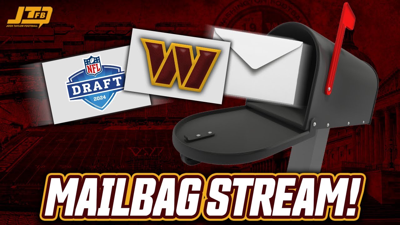 Washington Commanders NFL Draft Mailbag Stream! - YouTube