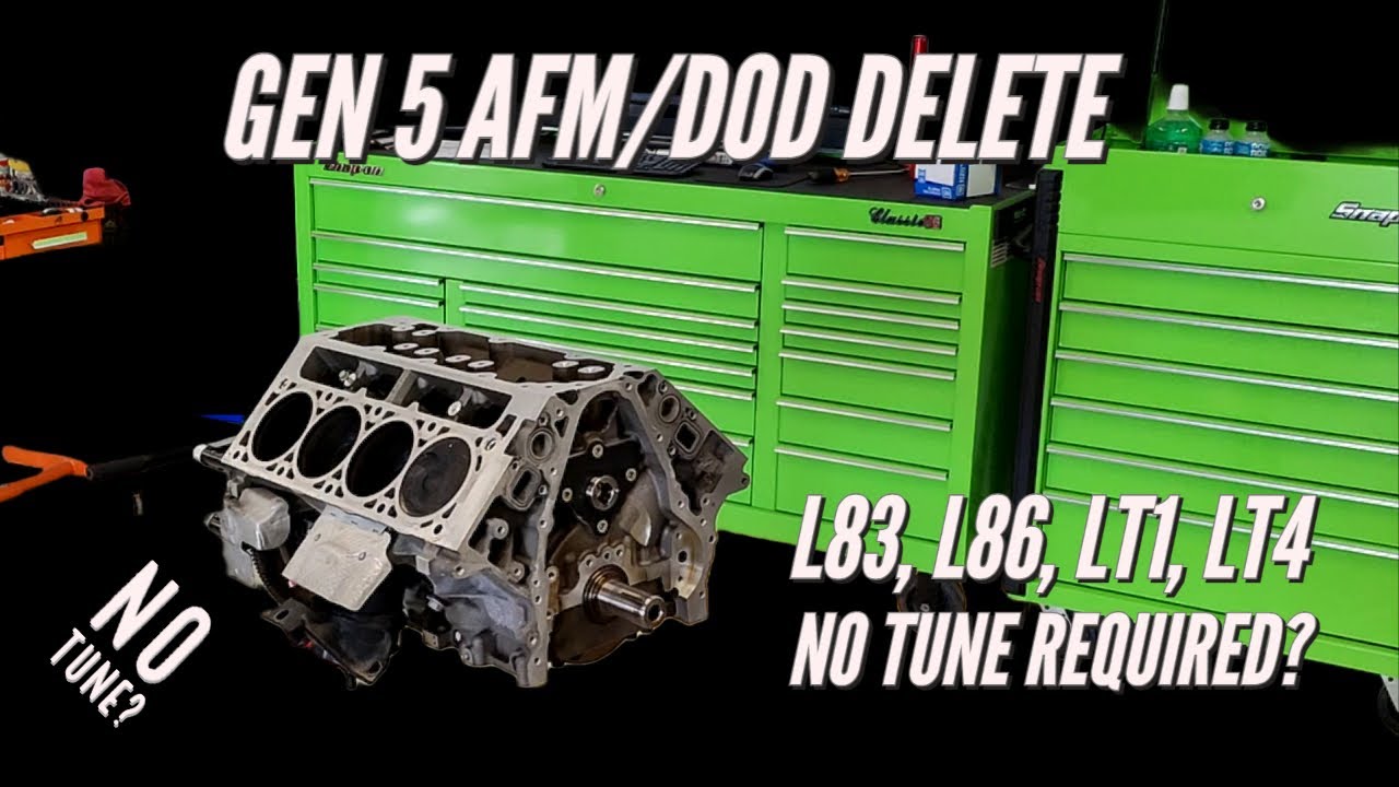 Gen 5 L83/L86 AFM/DOD Delete - YouTube