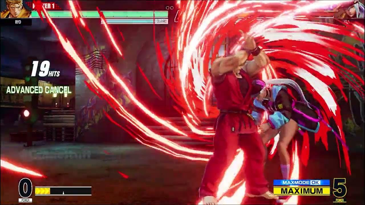 KOF XV Ryo Sakazaki TOD Combo 42 Hits Vs Isla - YouTube