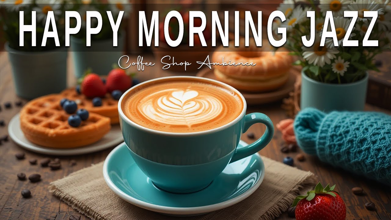 Happy Morning Jazz☕ Bossa Nova Instrumental & Relaxing Jazz Cafe Music ...