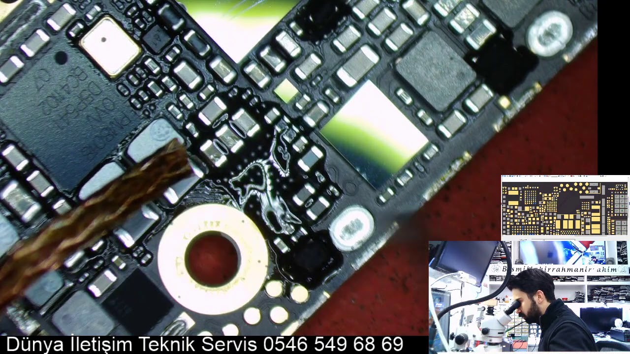 iPhone 5s U2 IC Değişimi. - YouTube