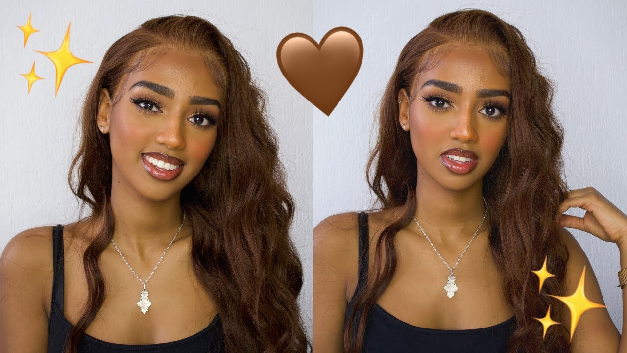 BROWN HAIR FRIENDLY MAKEUP LOOK ft. Arabella Hair - YouTube