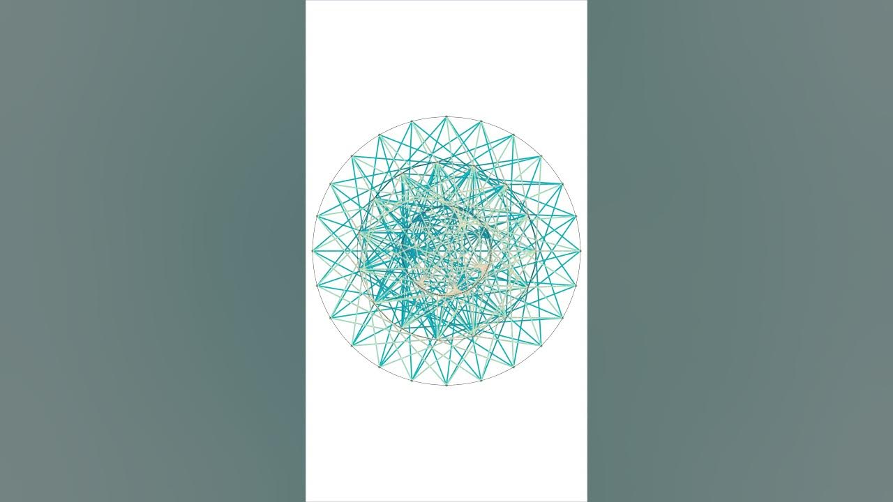 Spirographs Mandalas 17 #shorts #art #creativecoding #genart #digitalart #p5js #shadertoy # ...