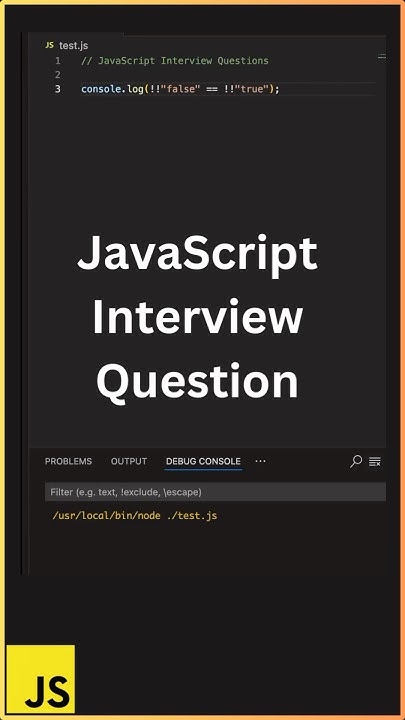 JavaScript Interview Questions: Understanding Truthy Values | #coding #javascript - YouTube