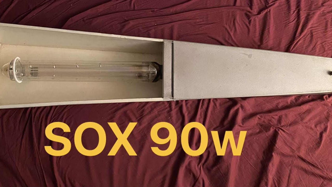Je découvre et répare un luminaire SOX 90W mystérieux ! 😁 - YouTube