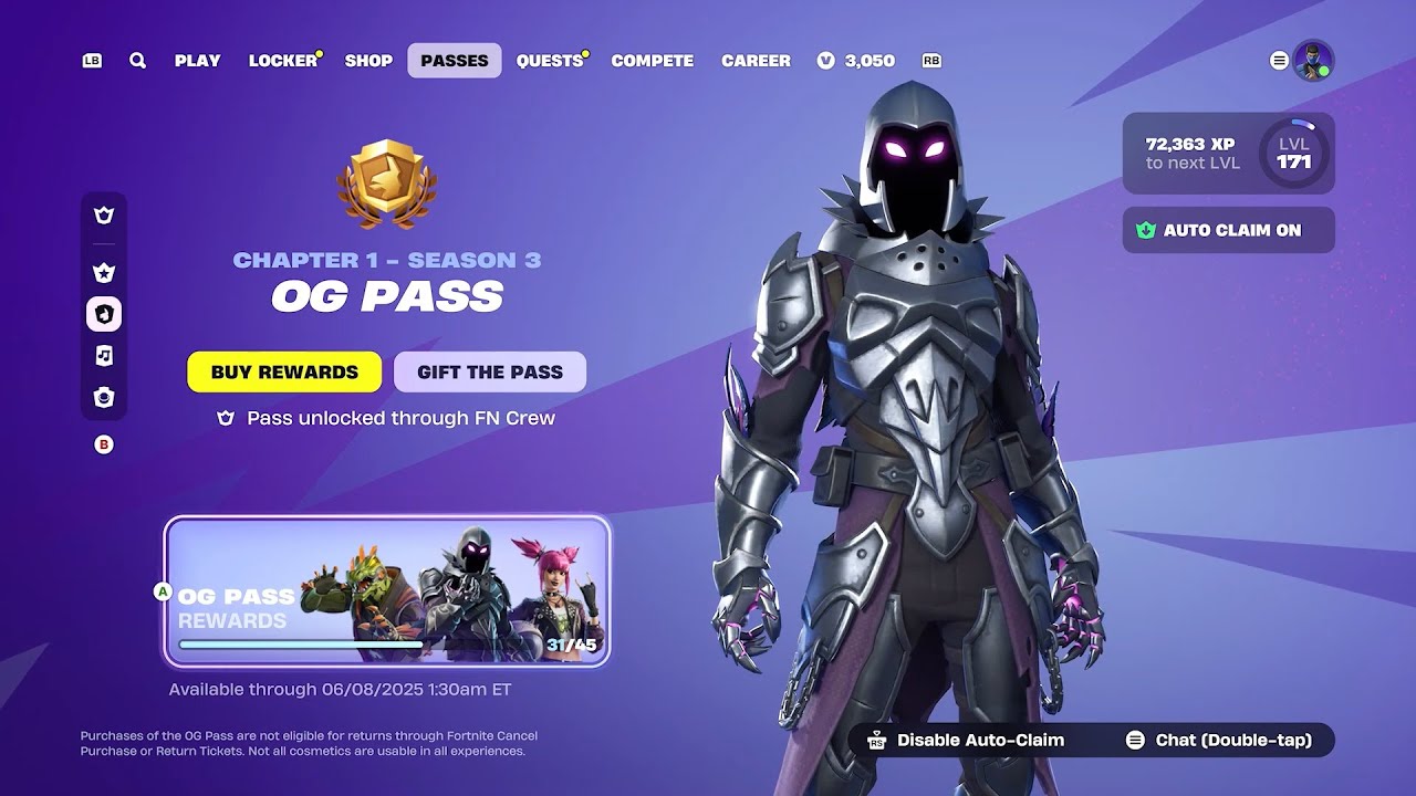 Fortnite - Chapter 1 - Season 3 - Fortnite OG - Brace for Impact ...