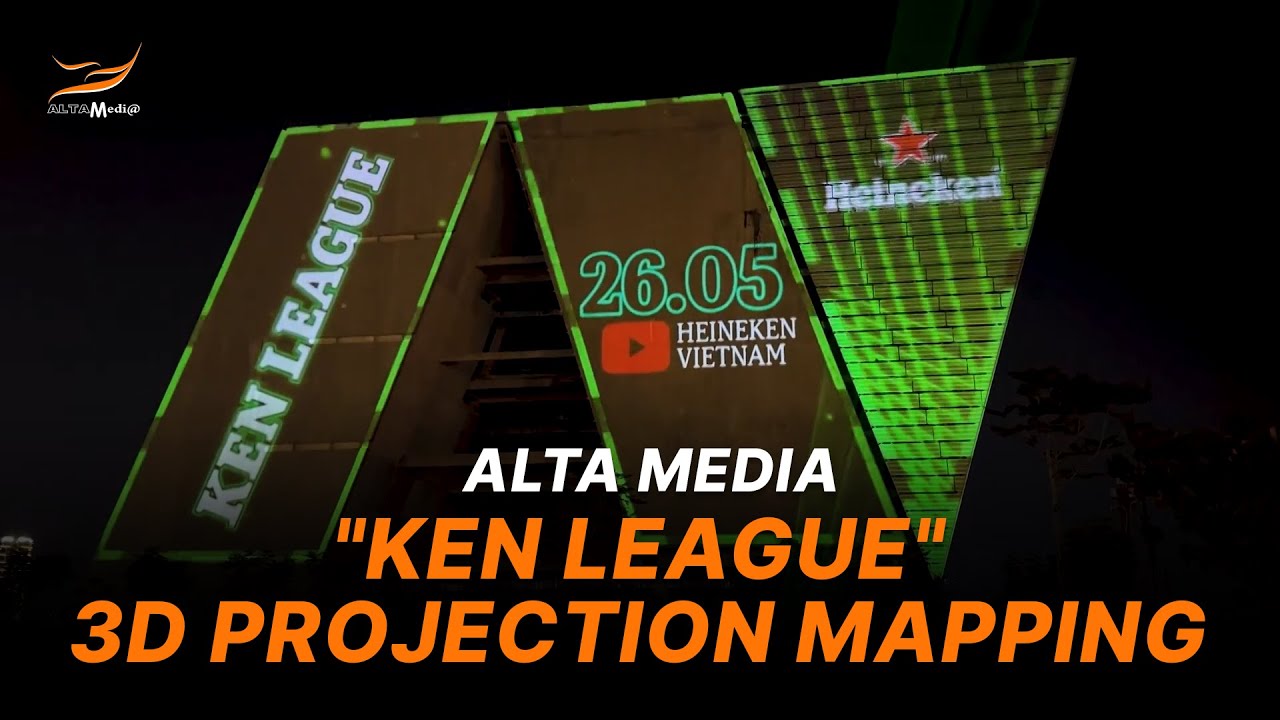 [ALTA MEDIA] "KEN LEAGUE" 3D PROJECTION MAPPING #3dmapping # ...