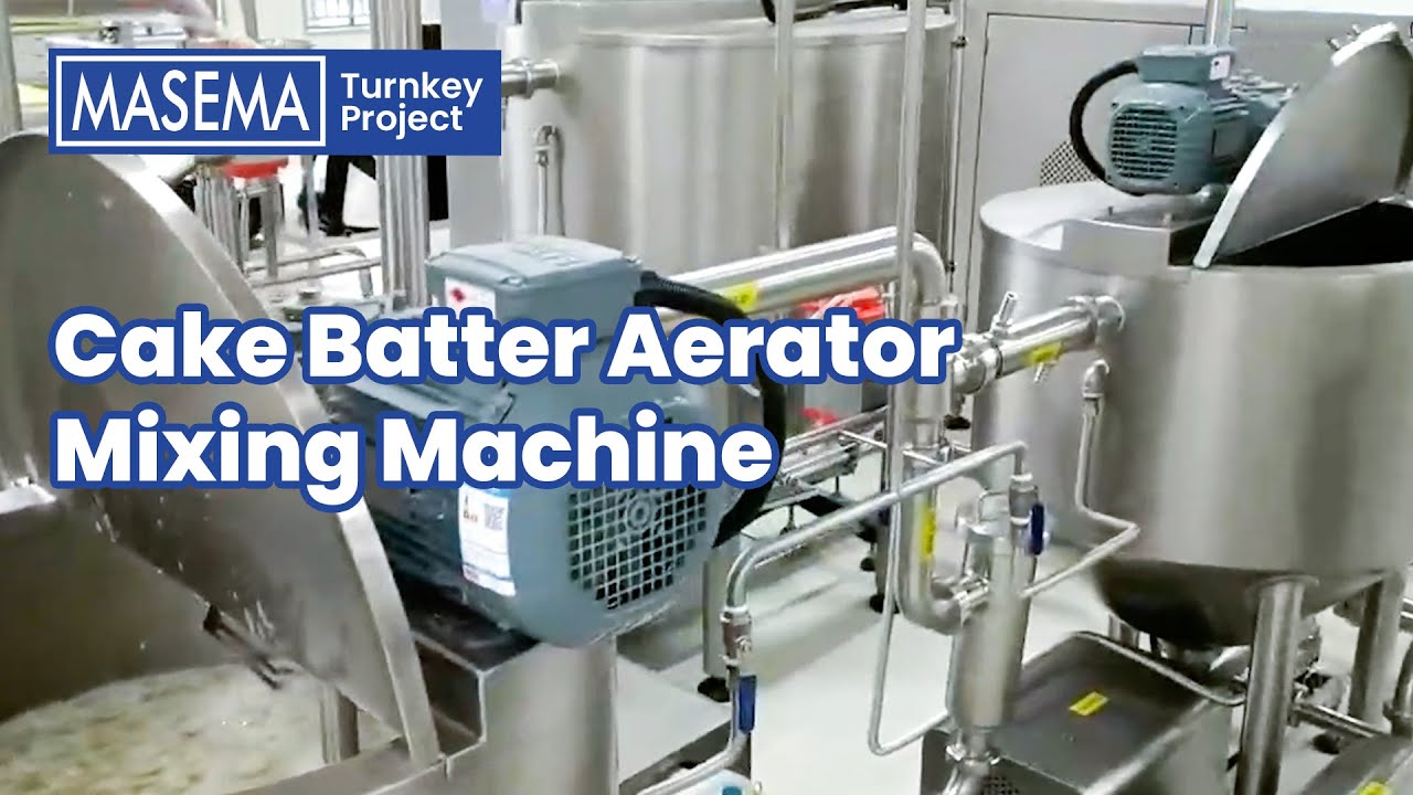 Cake Batter Aerator Mixing Machine - YouTube