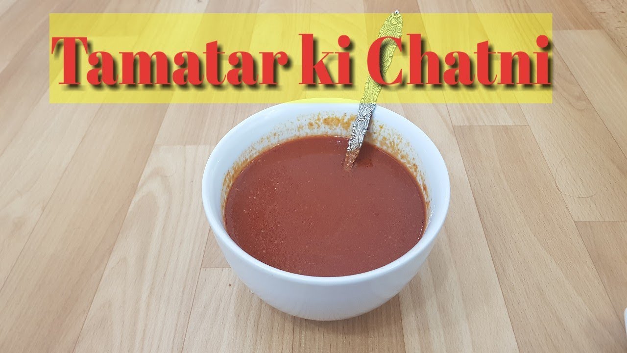 How to make tamatar ki Chatni - YouTube