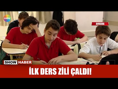 İlk ders zili çaldı!