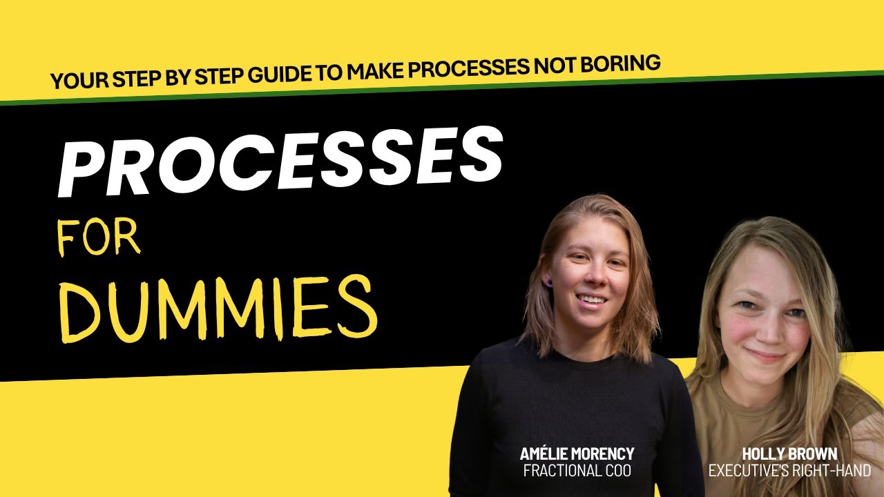 Processes for dummies - A guide to make processes not boring - YouTube
