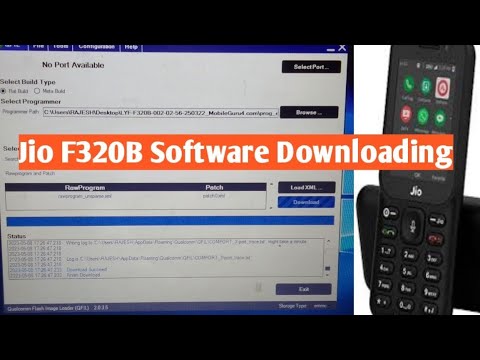 Jio F320B Black Flashing | how to flashing f 320b | software dale - YouTube