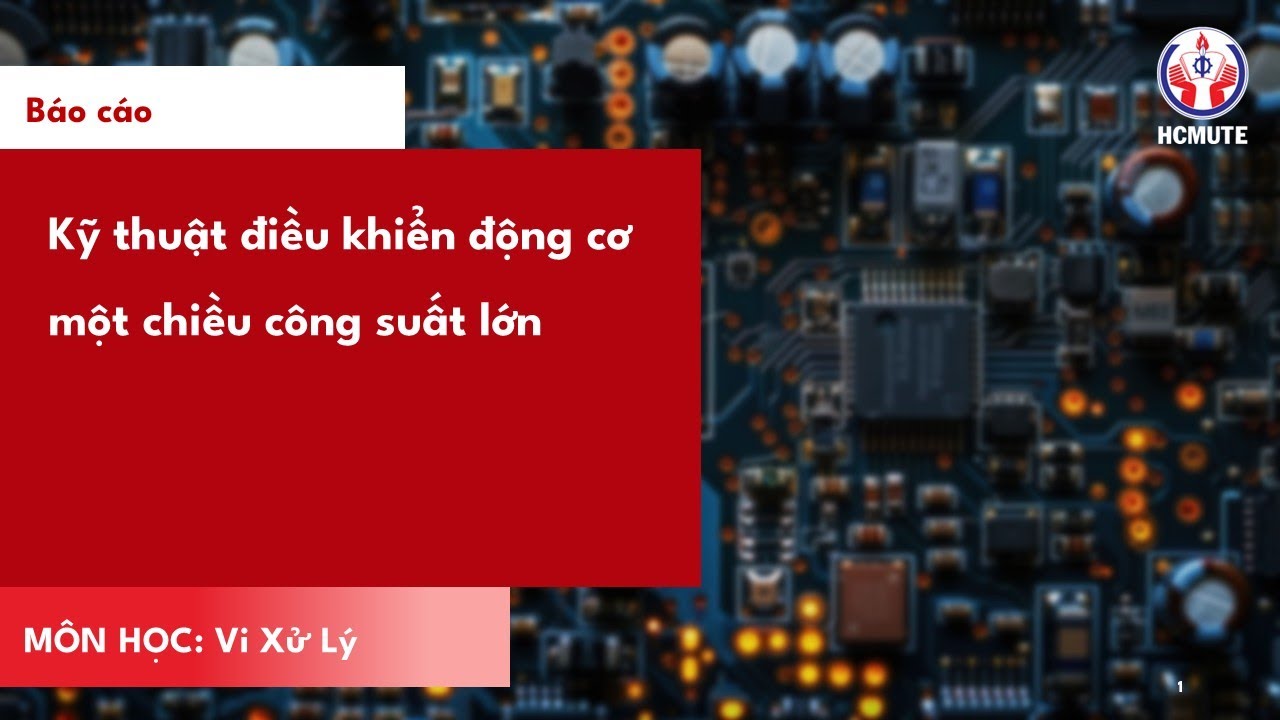 Vi điều khiển PIC16F887 - Điều chế độ rộng xung PWM - Điều khiển động ...