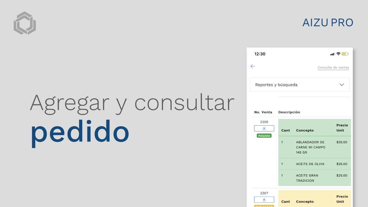 Pedidos: ¿Cómo agregar y consultar un pedido? - YouTube