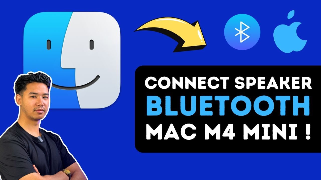 How To Connect Bluetooth Speaker To M4 Mac Mini - YouTube