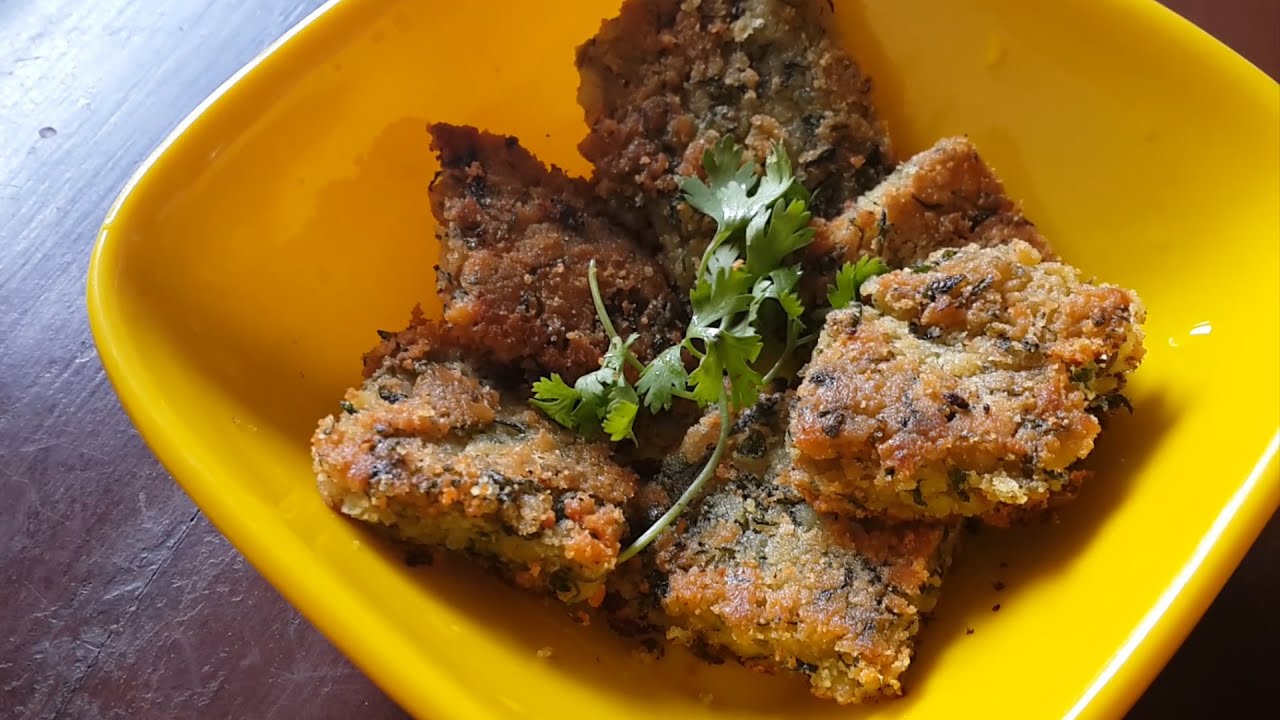 Kothmir Vadi | Crispy Coriander Cutlets - YouTube