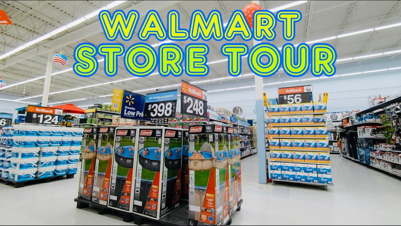 Walmart shop with me * summer season * store tour walkthrough - YouTube