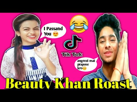 Beauty Khan Roast | Tiktok Star Beauty Khan Roast Video | Shivansh Dubey - YouTube