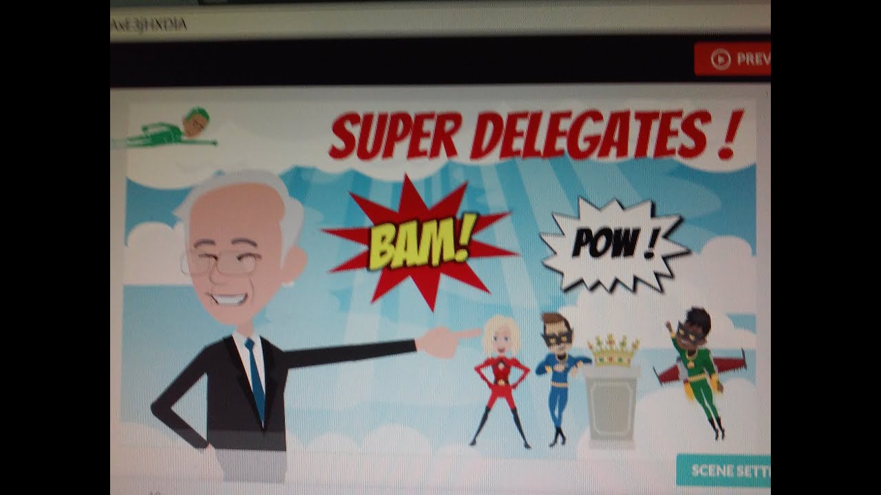Bernie & The Super Delegates! Animated Cartoon By Mark Taylor-Canfield ...
