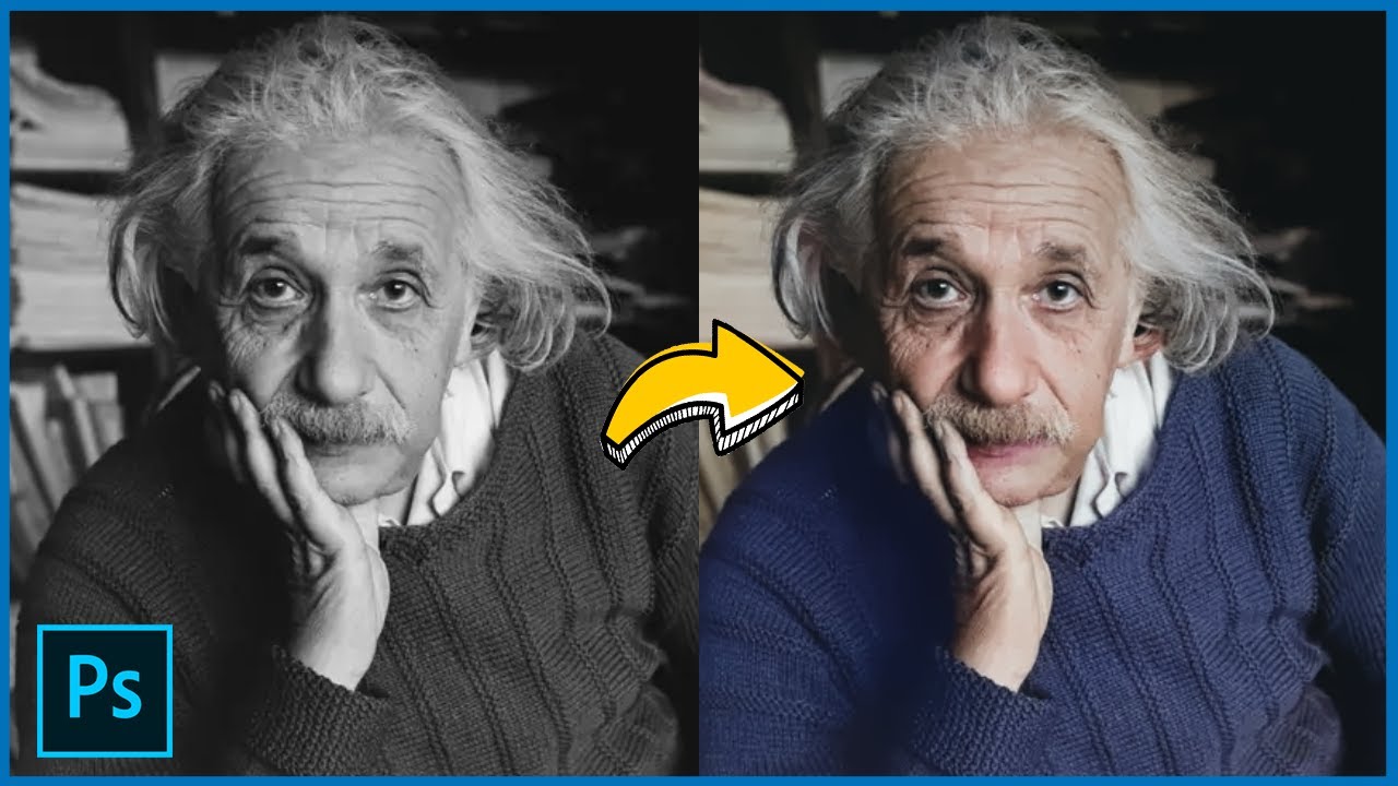 How to Colorize Old Photos in Photoshop - YouTube