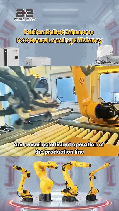 Peitian Robot Enhances PCB Board Loading Efficiency! - YouTube